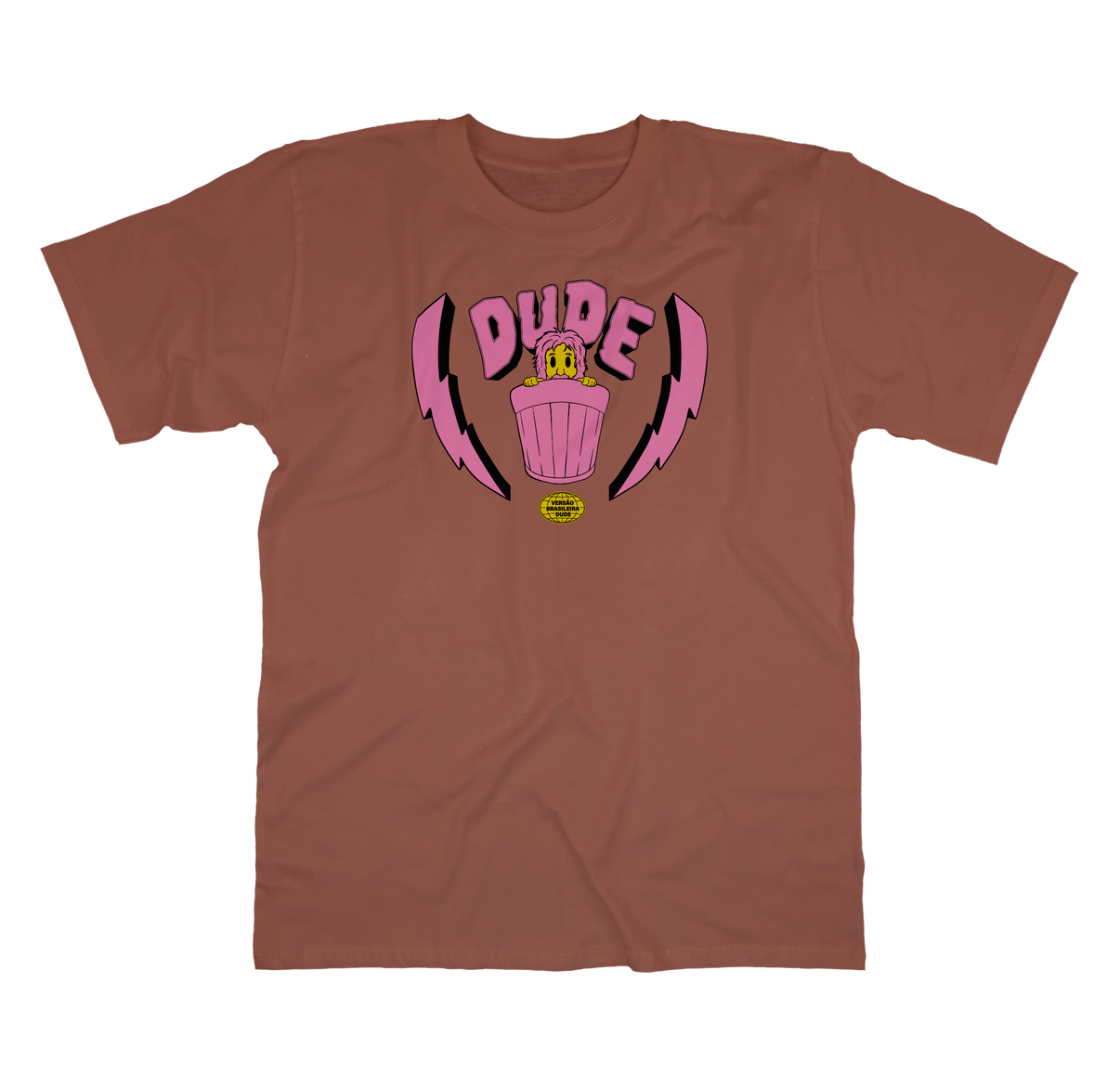 Camiseta Marrom Dude Mood – Dude Company